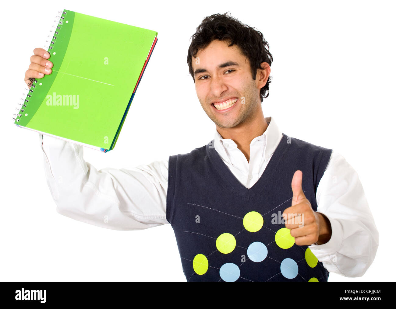 Smiling student thumbs up Cut Out Stock Images & Pictures - Alamy