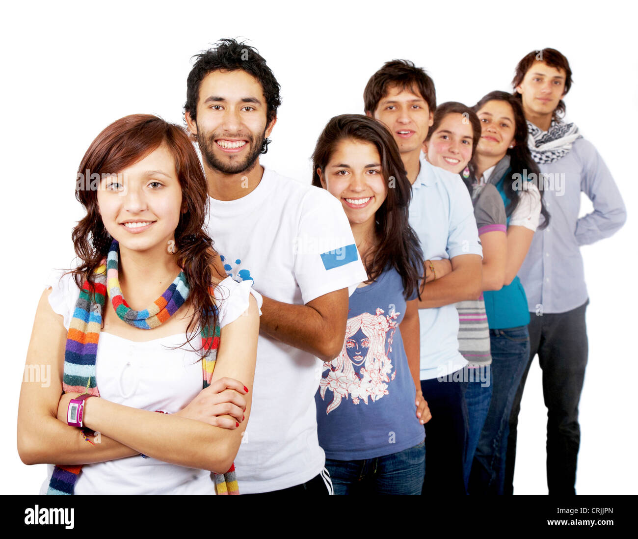 casual group of friends Stock Photo - Alamy
