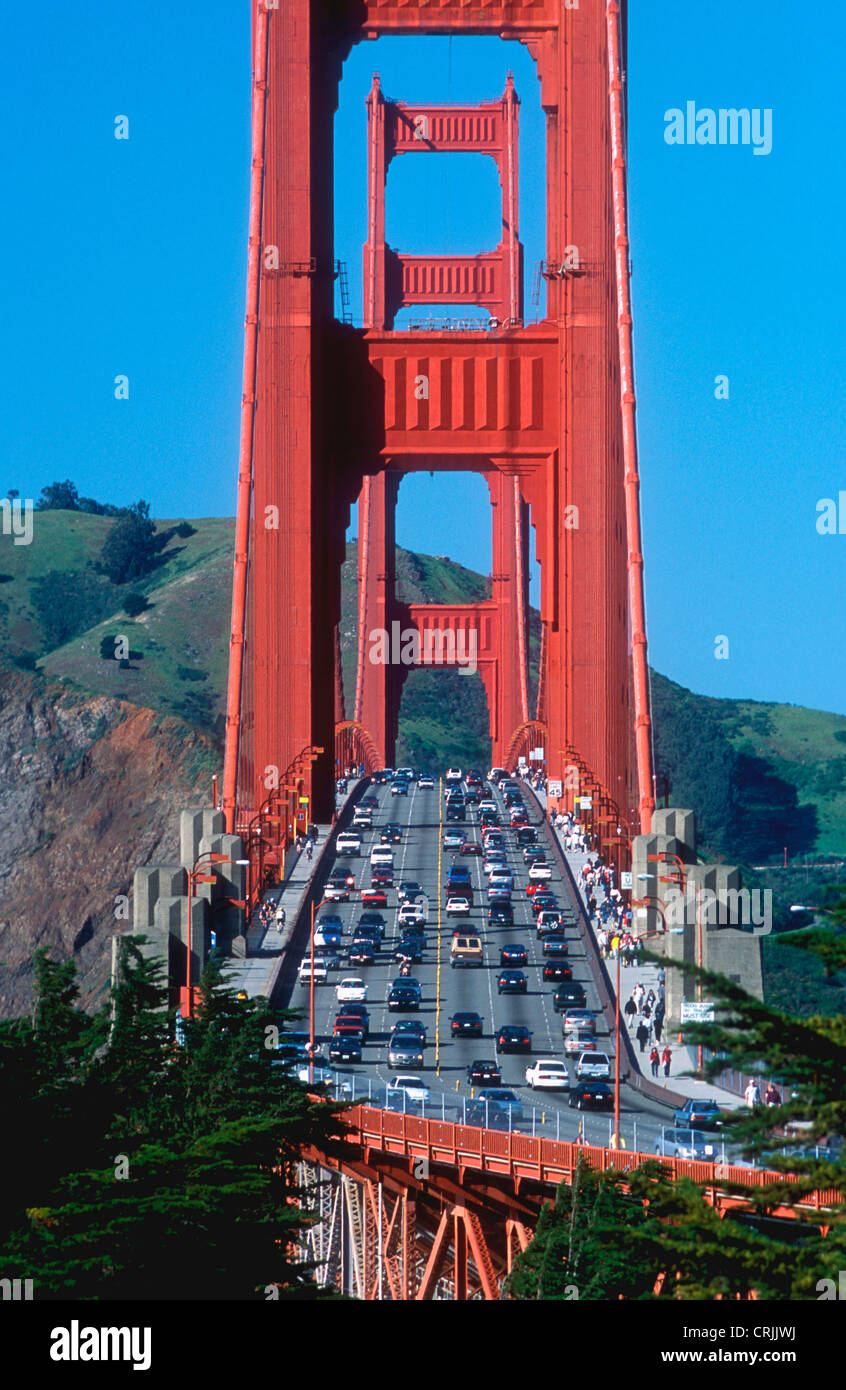 California san francisco golden gate bridge span suspension marin sea ...