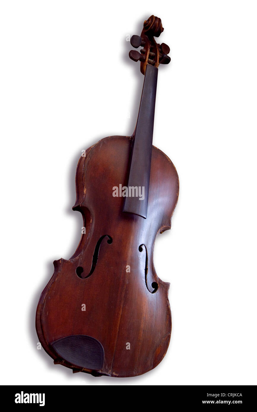 old violin without strings Stock Photo - Alamy