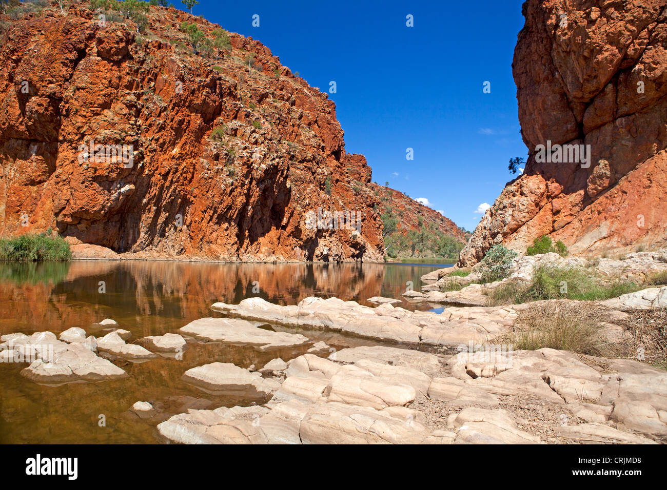 Glen Helen Gorge in the West MacDonnell Ranges Stock Photo - Alamy