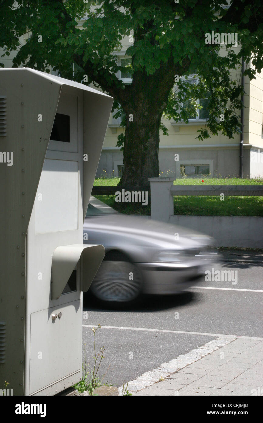 car passing a radar trap Stock Photo - Alamy
