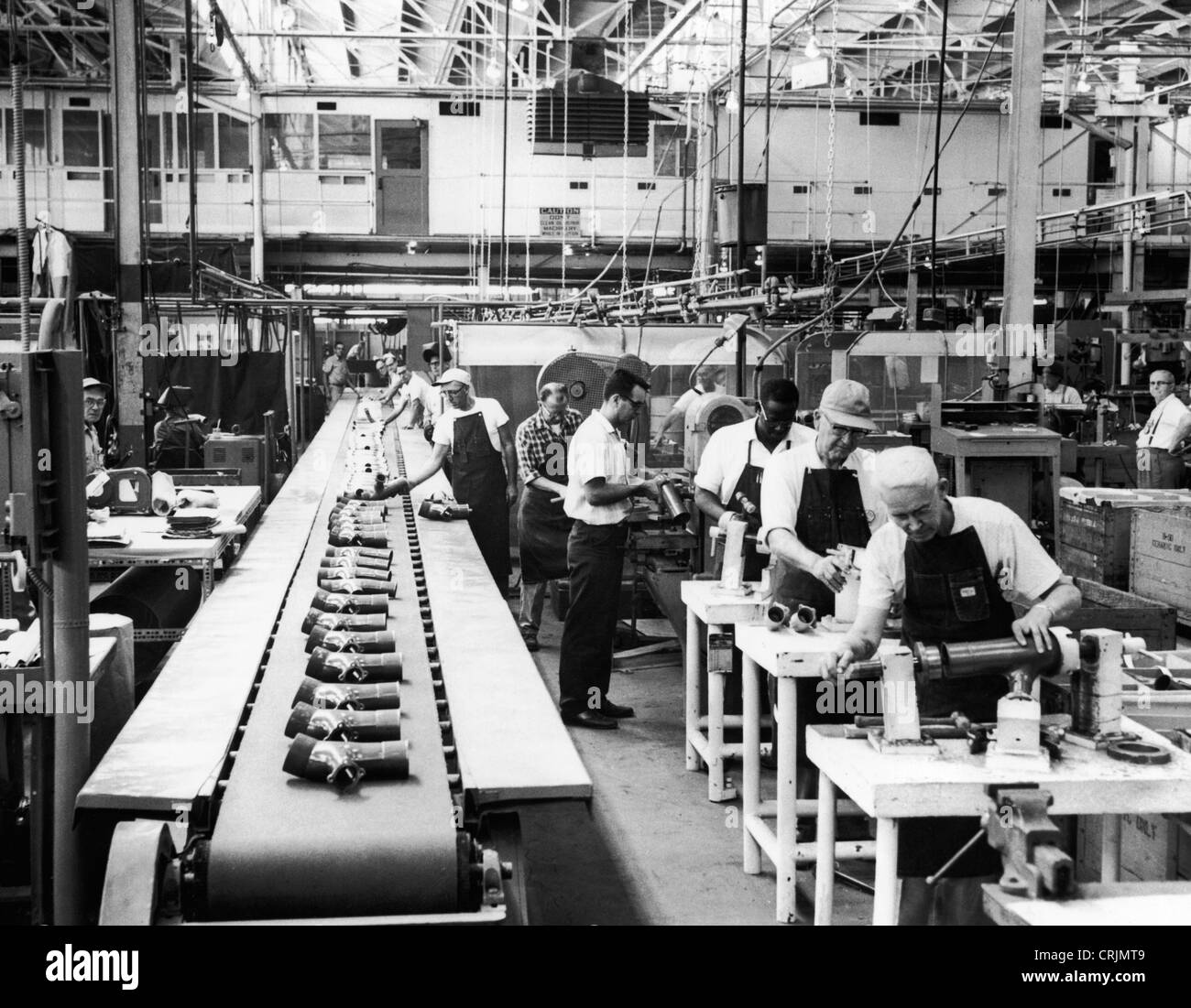 The assembly line Black and White Stock Photos & Images - Alamy