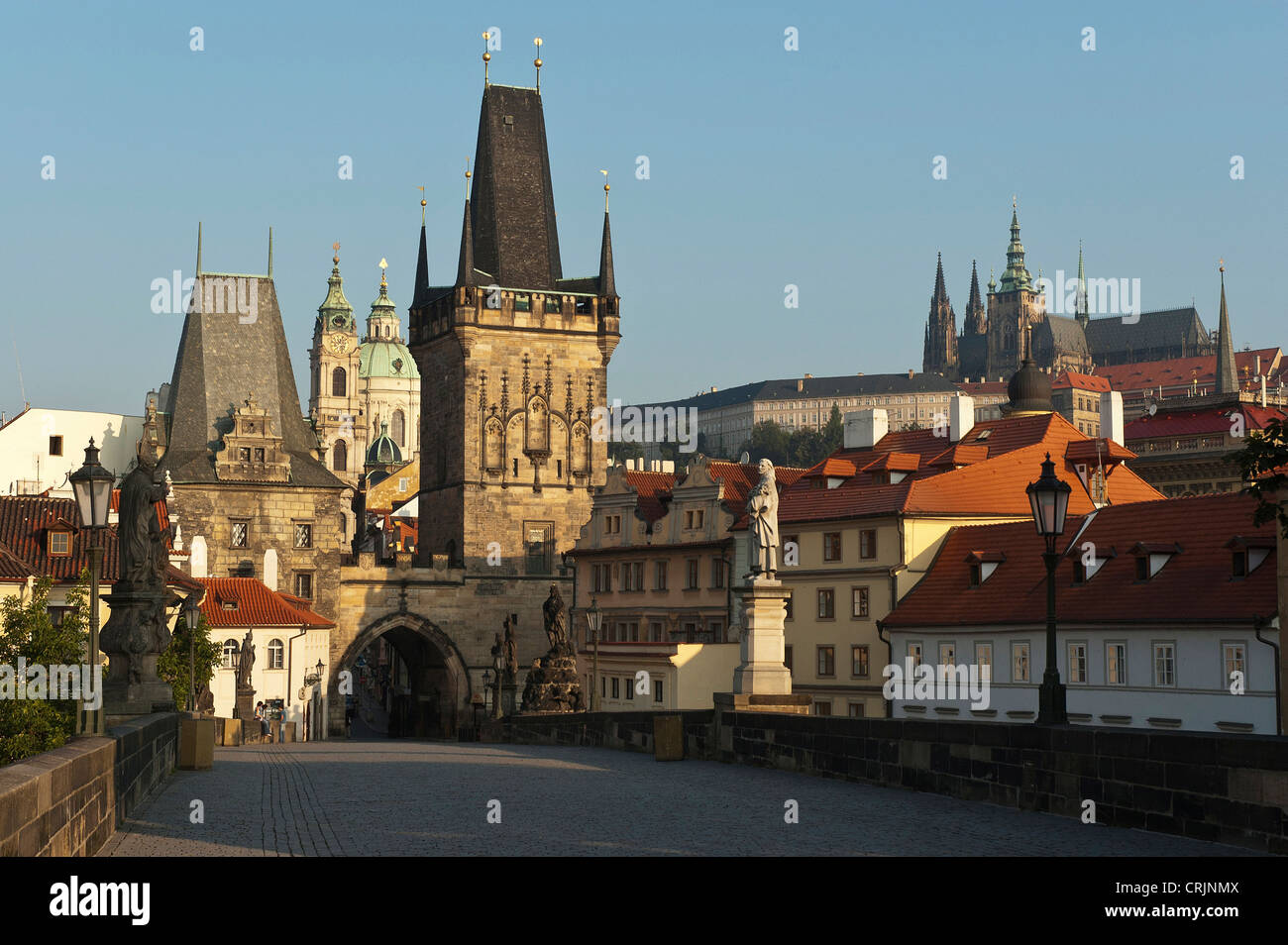 Elk188-1514 Czech Republic, Prague, Charles Bridge (Karlov most), 1400 ...