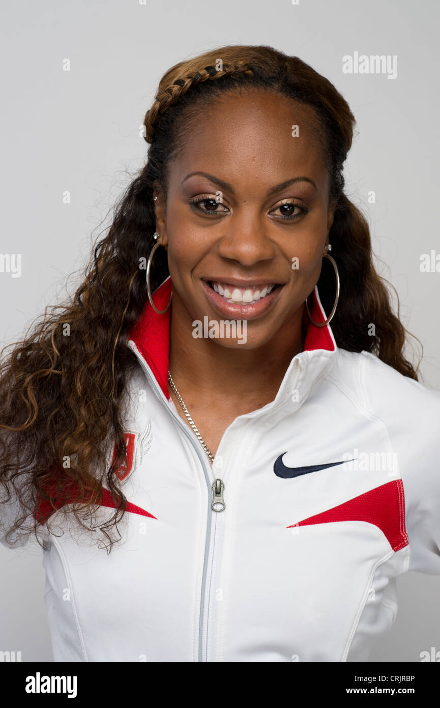 Sprinter Sanya Richards-Ross at the Team USA Media Summit in Dallas ...