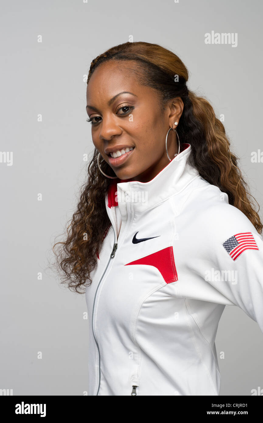 Sprinter Sanya Richards-Ross at the Team USA Media Summit in Dallas ...