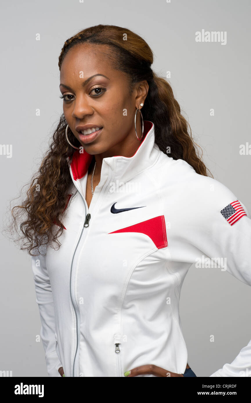 Sprinter Sanya Richards-Ross at the Team USA Media Summit in Dallas ...