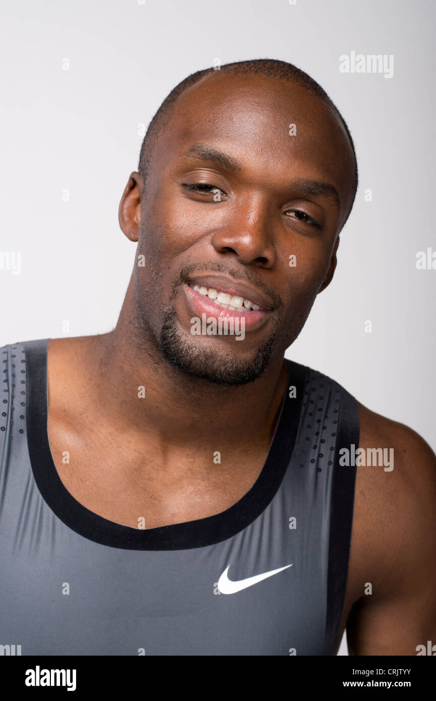 USA t 400 meter gold medalist LaShawn Merritt poses at the USOC Media ...