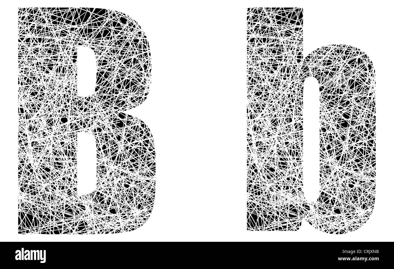 Letter b lowercase hi-res stock photography and images - Alamy