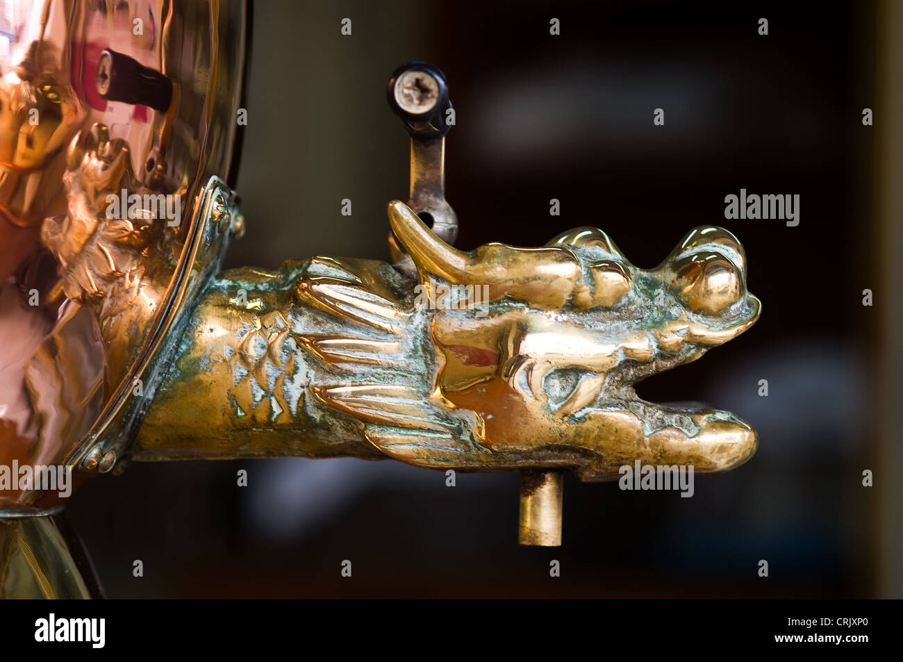 brass dragon tap, geylang, Singapore Stock Photo - Alamy