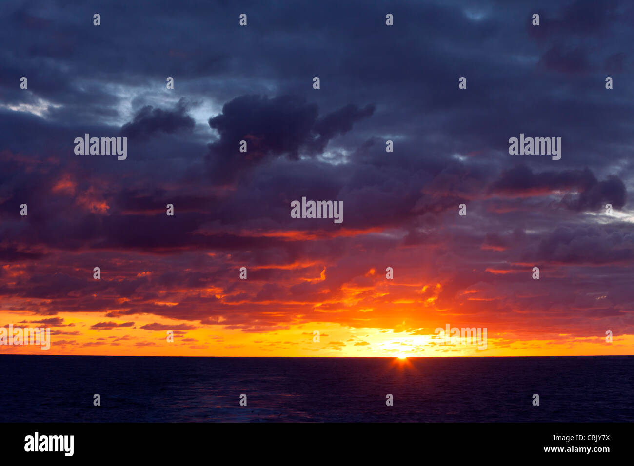 Stunning South Atlantic Ocean sunset Stock Photo - Alamy