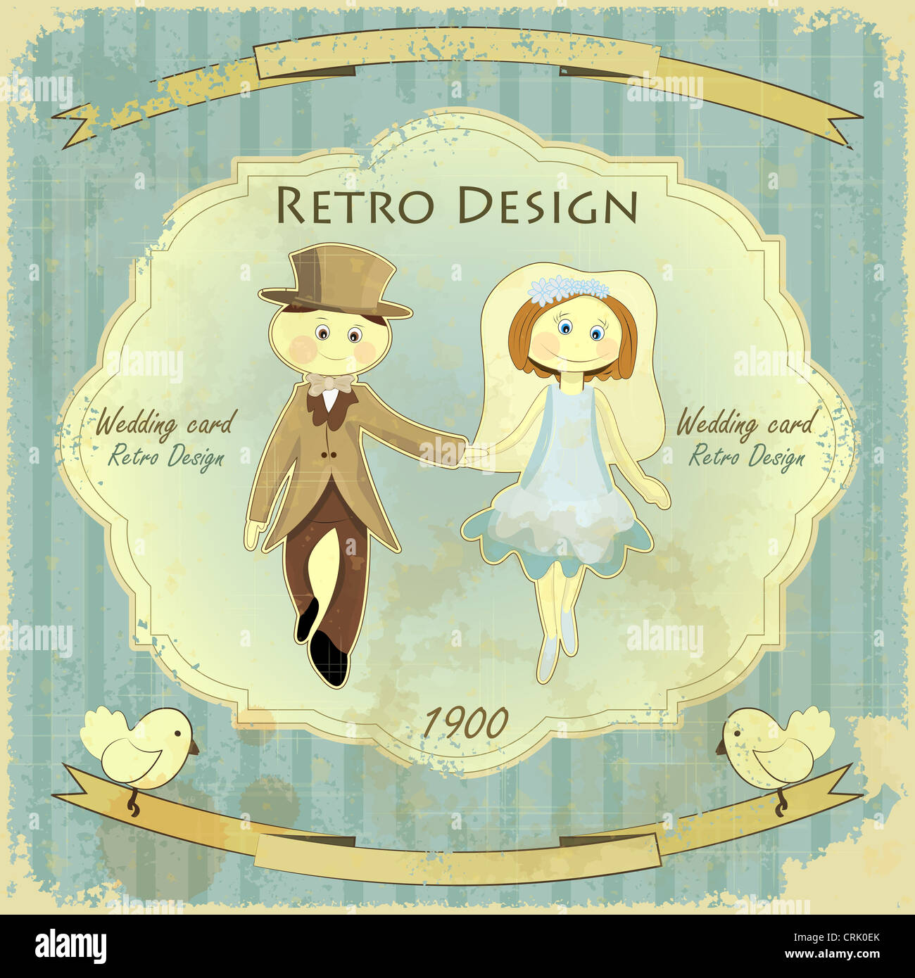 Vintage Bride Illustration