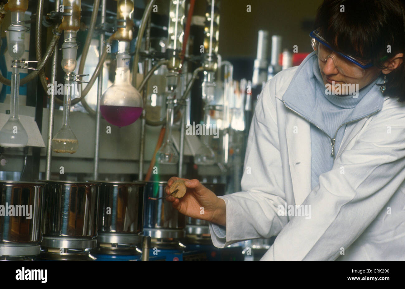 Laboratory of customs inspection and technical college in Berlin Stock ...