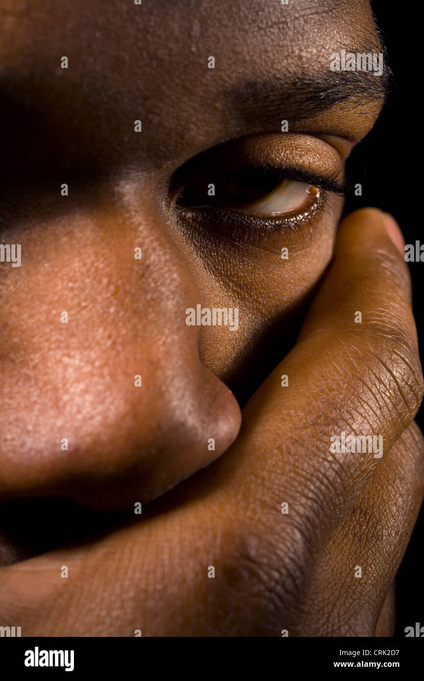 Man holds face hi-res stock photography and images - Alamy