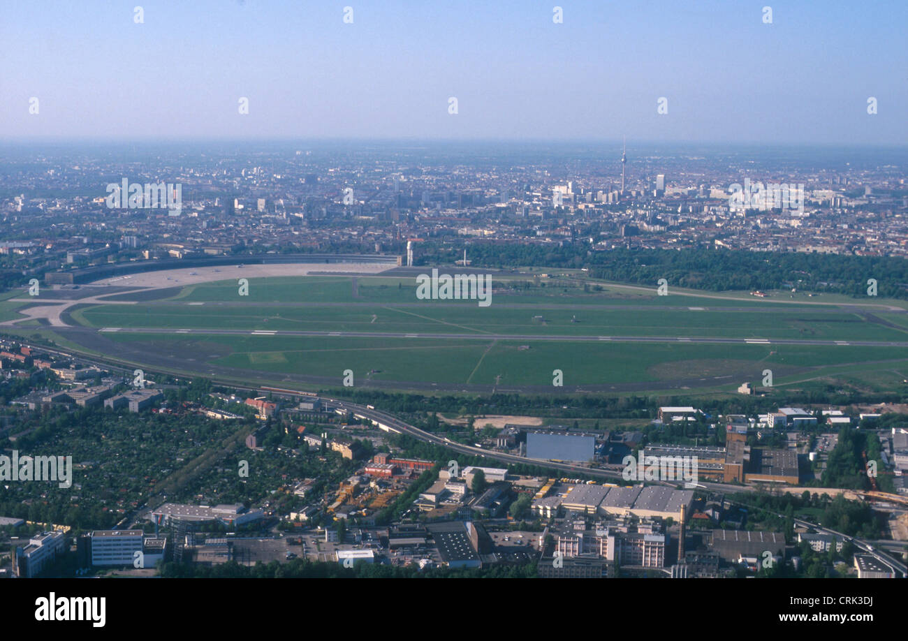 Tempelhof Airport, Aerial View Stock Photo - Alamy