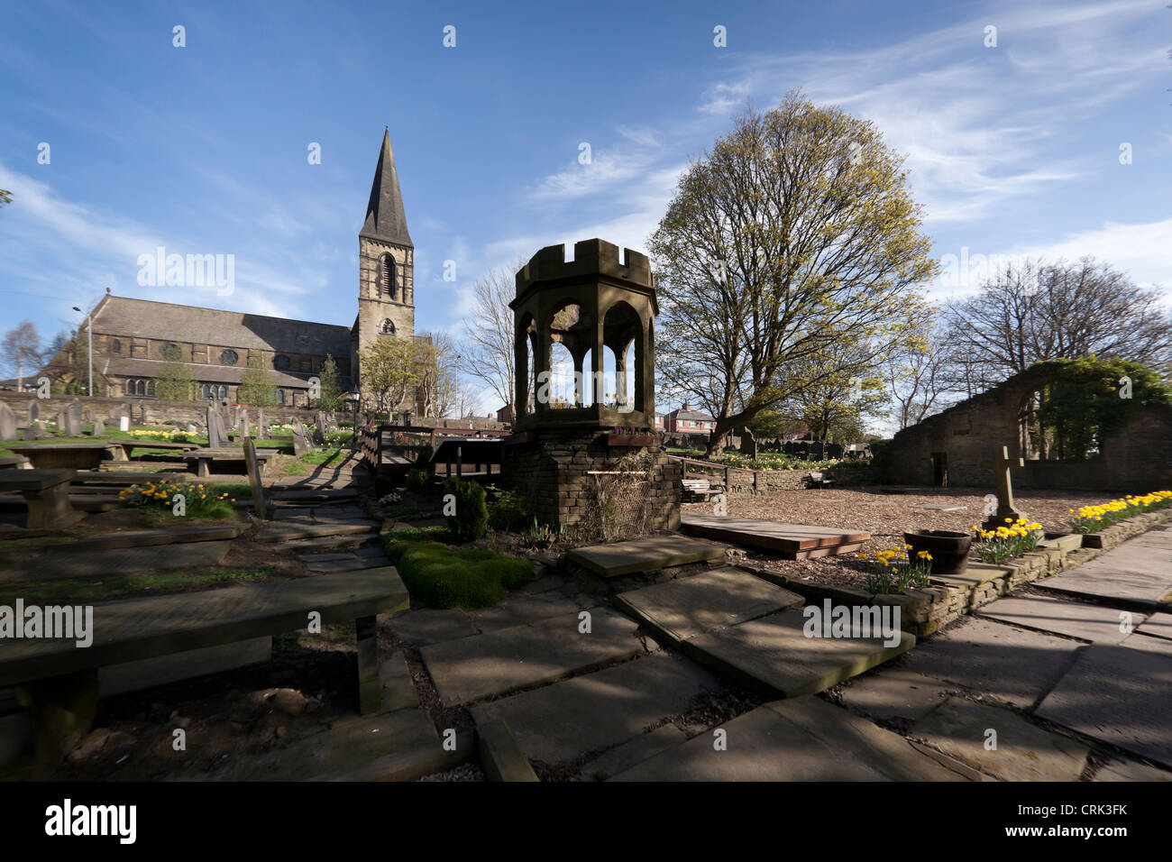 The remains of Thornton Bell Chapel, where Patrick Bronte was Rector ...