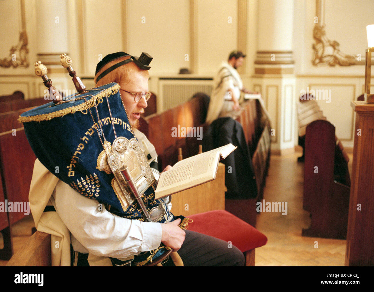 Orthodox of Jewish worship in Berlin Stock Photo - Alamy