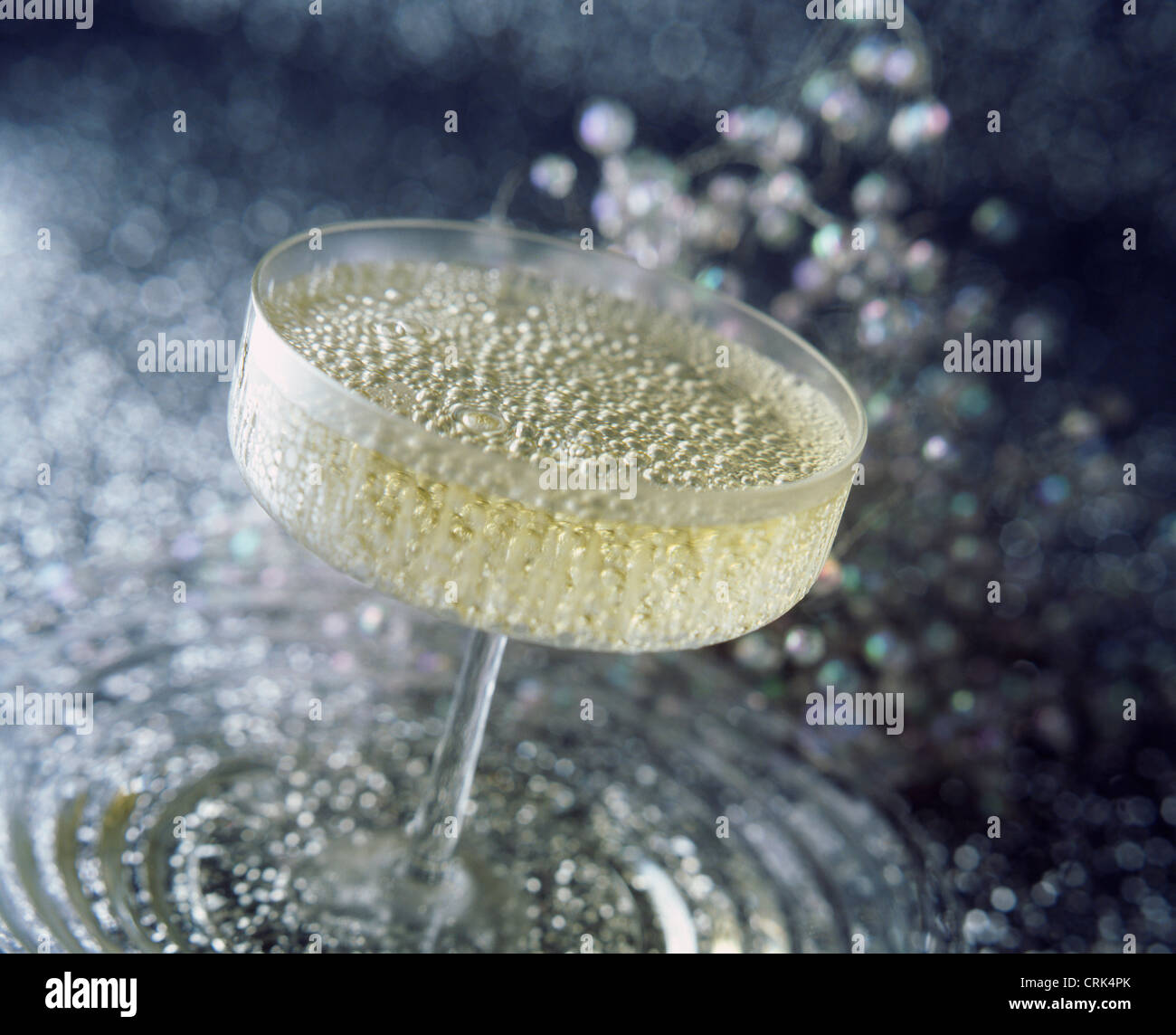 Close up of glass of champagne Stock Photo - Alamy