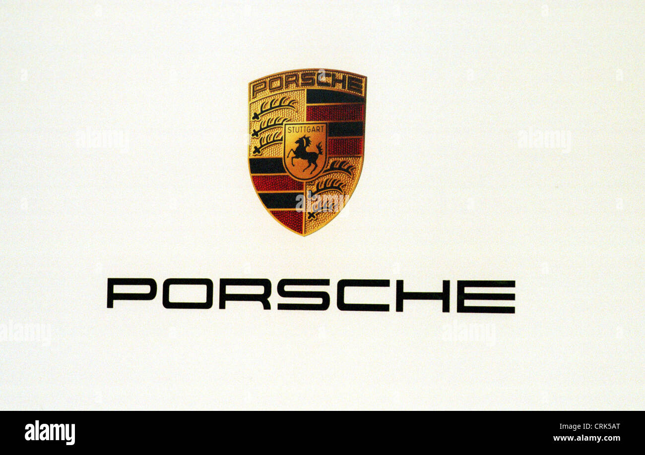Logo of Dr. Ing H.C. F. Porsche AG, Stuttgart Stock Photo - Alamy