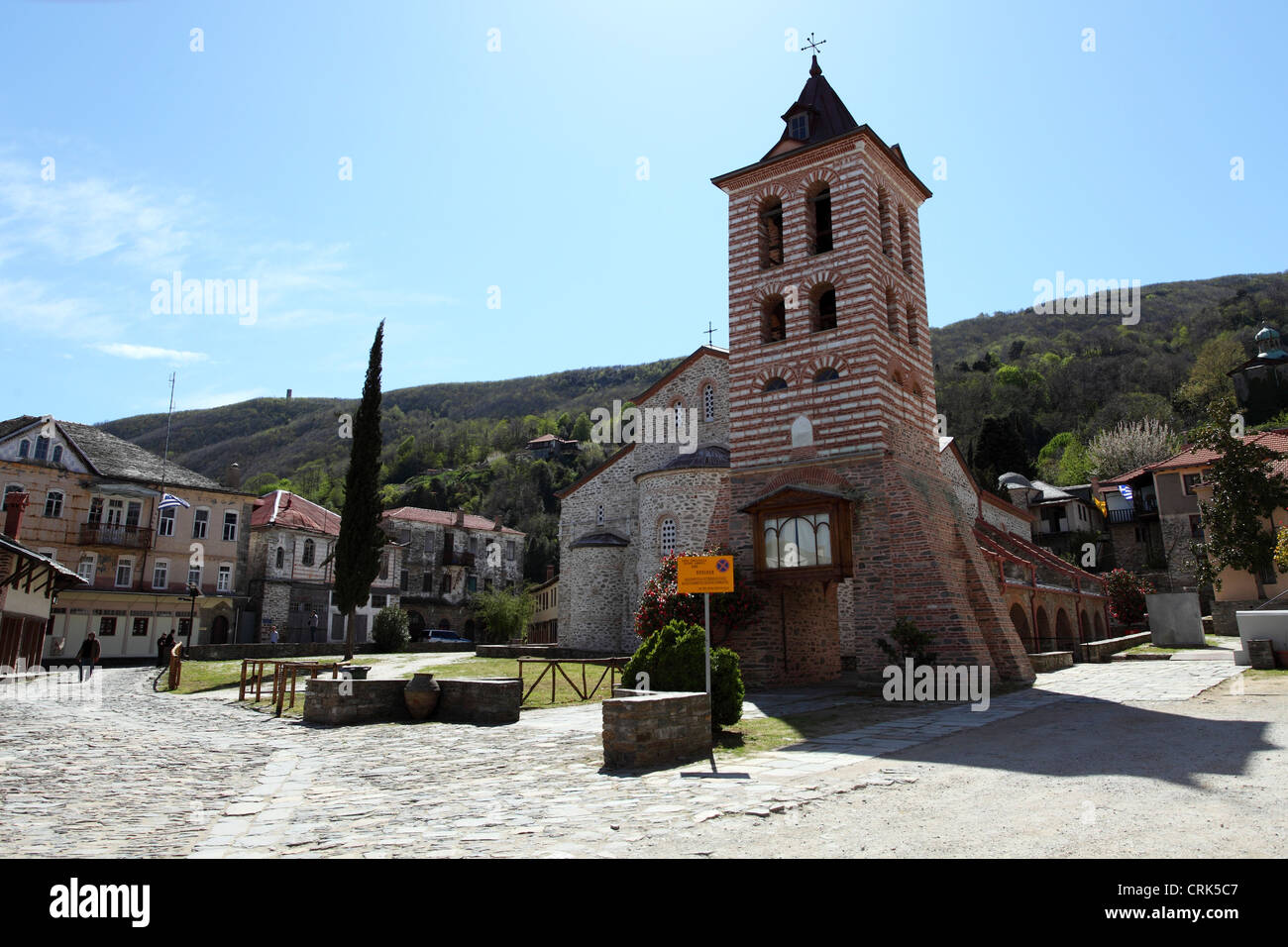 Central Karyes, Mount Athos, Greece Stock Photo - Alamy