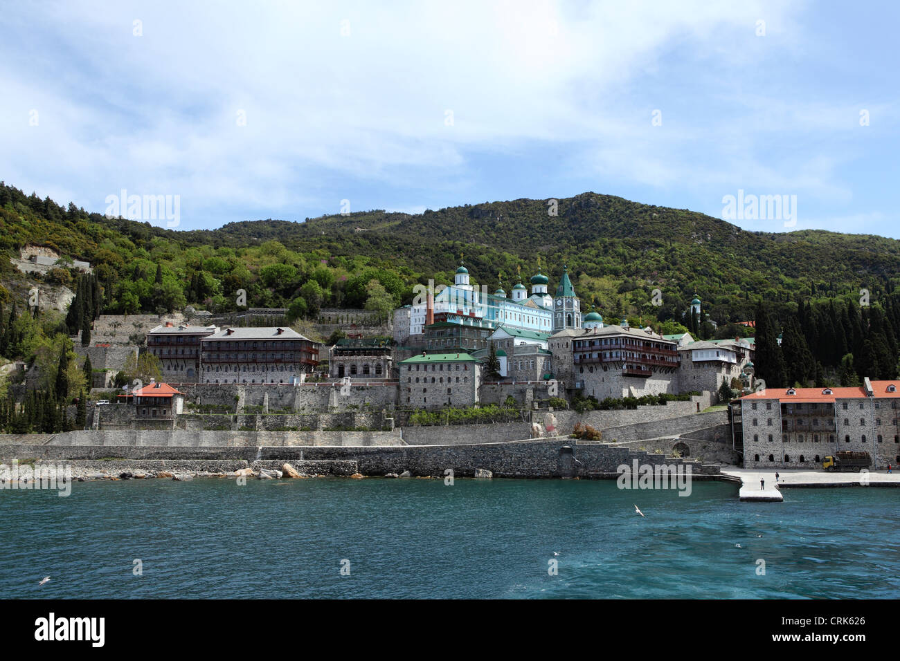 St Panteleimon Monastery, Mount Athos, Greece Stock Photo - Alamy