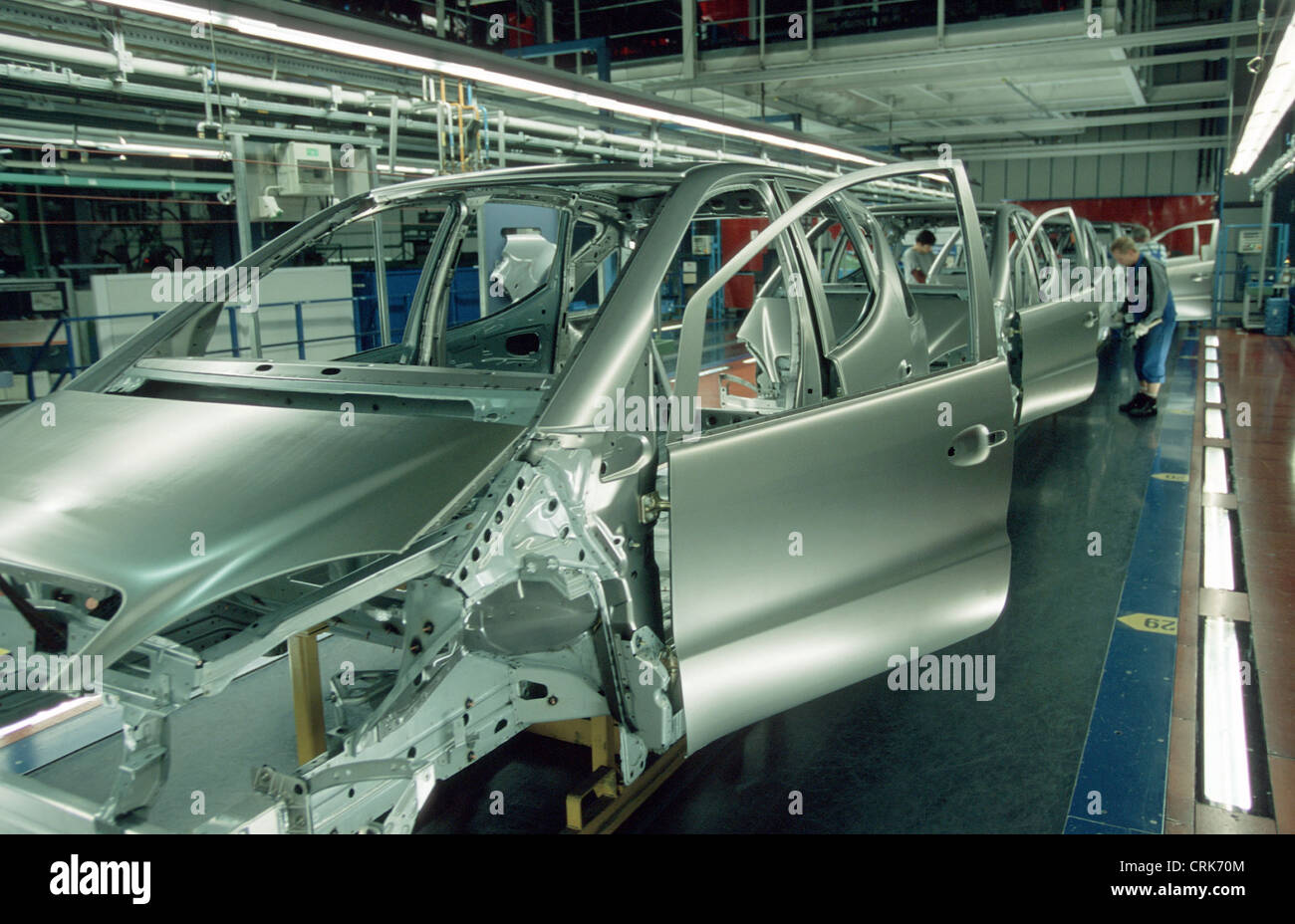 Bodyshells at DaimlerChrysler Stock Photo - Alamy