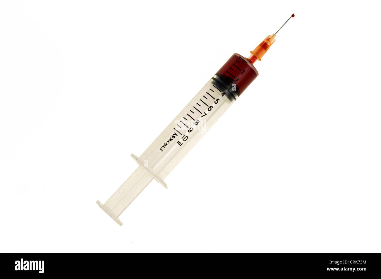 Tip of hypodermic syringe Cut Out Stock Images & Pictures - Alamy