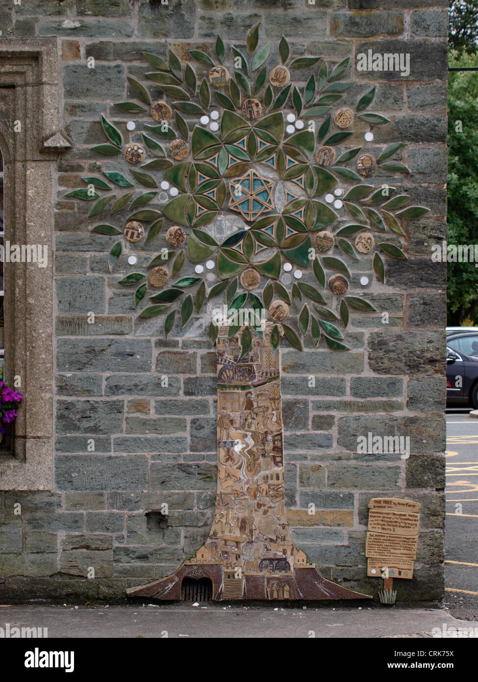 The Tree by Rosie Fierek, Tavistock market, Devon, UK Stock Photo - Alamy