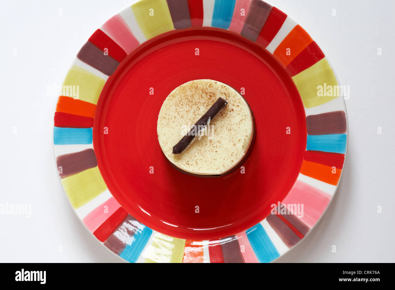 single Seriously chocolatey white chocolate & morello cherry mousse ...