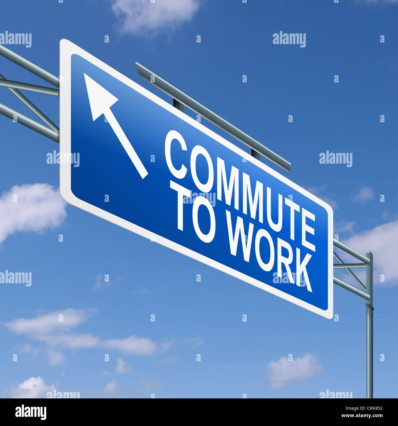 Commute to work concept Stock Photo - Alamy