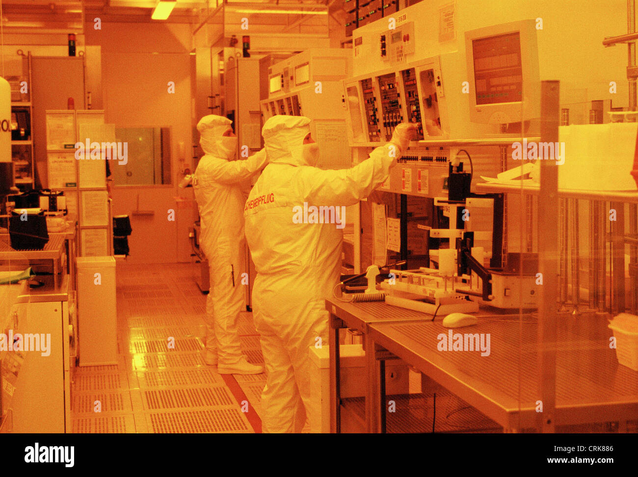 Clean room microchip production infineon hi-res stock photography and ...