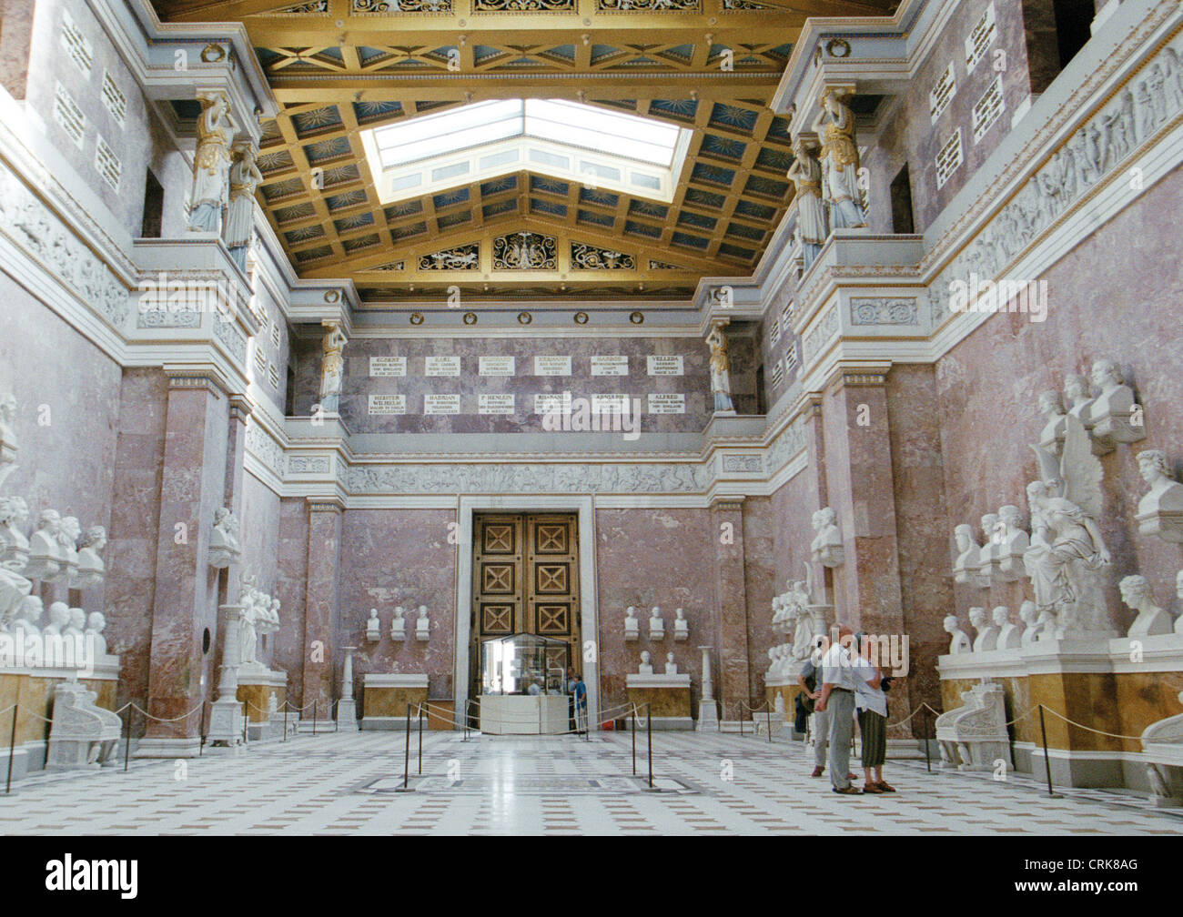 Interior view of the Walhalla near Regensburg Stock Photo - Alamy
