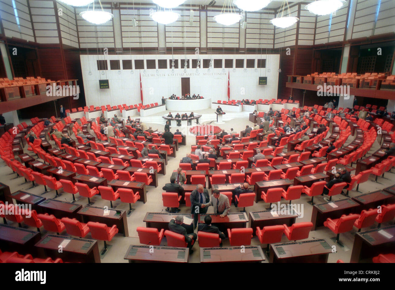 Session in the Turkish parliament in Ankara Stock Photo - Alamy