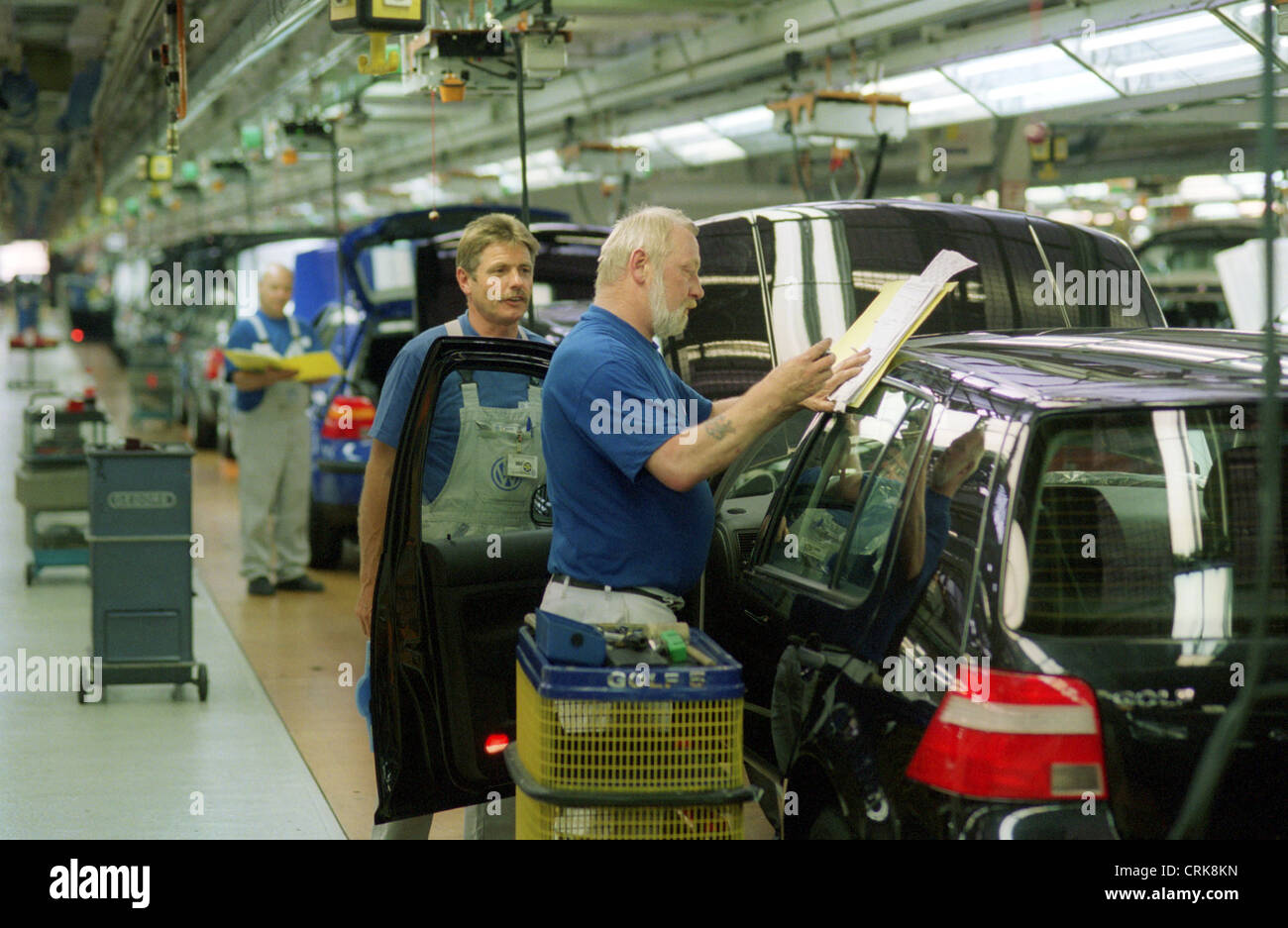 Wolfsburg, car production at Volkswagen AG Stock Photo - Alamy