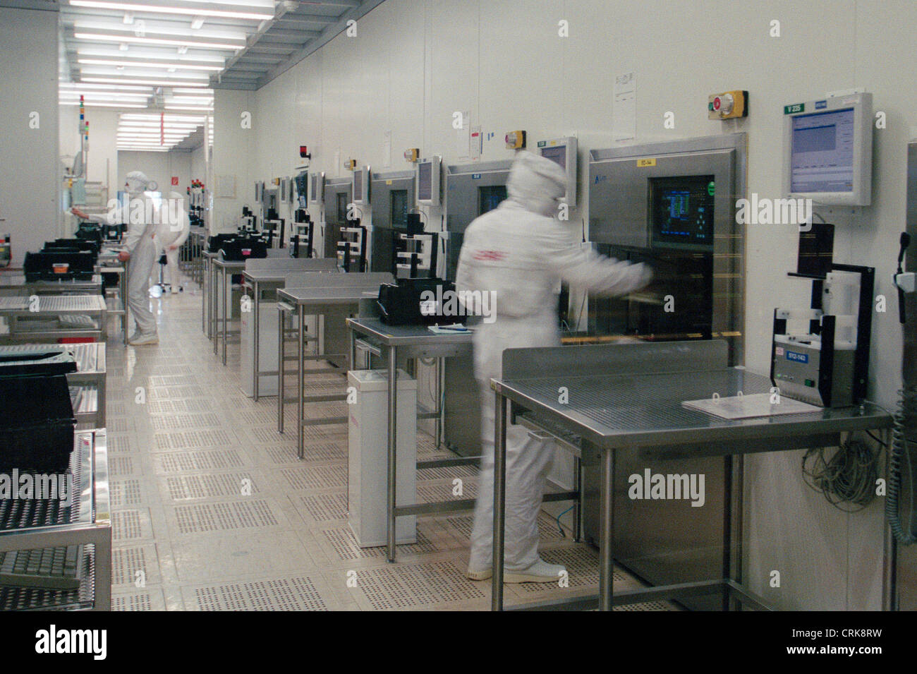 Clean room for microchip production at Infineon Stock Photo - Alamy