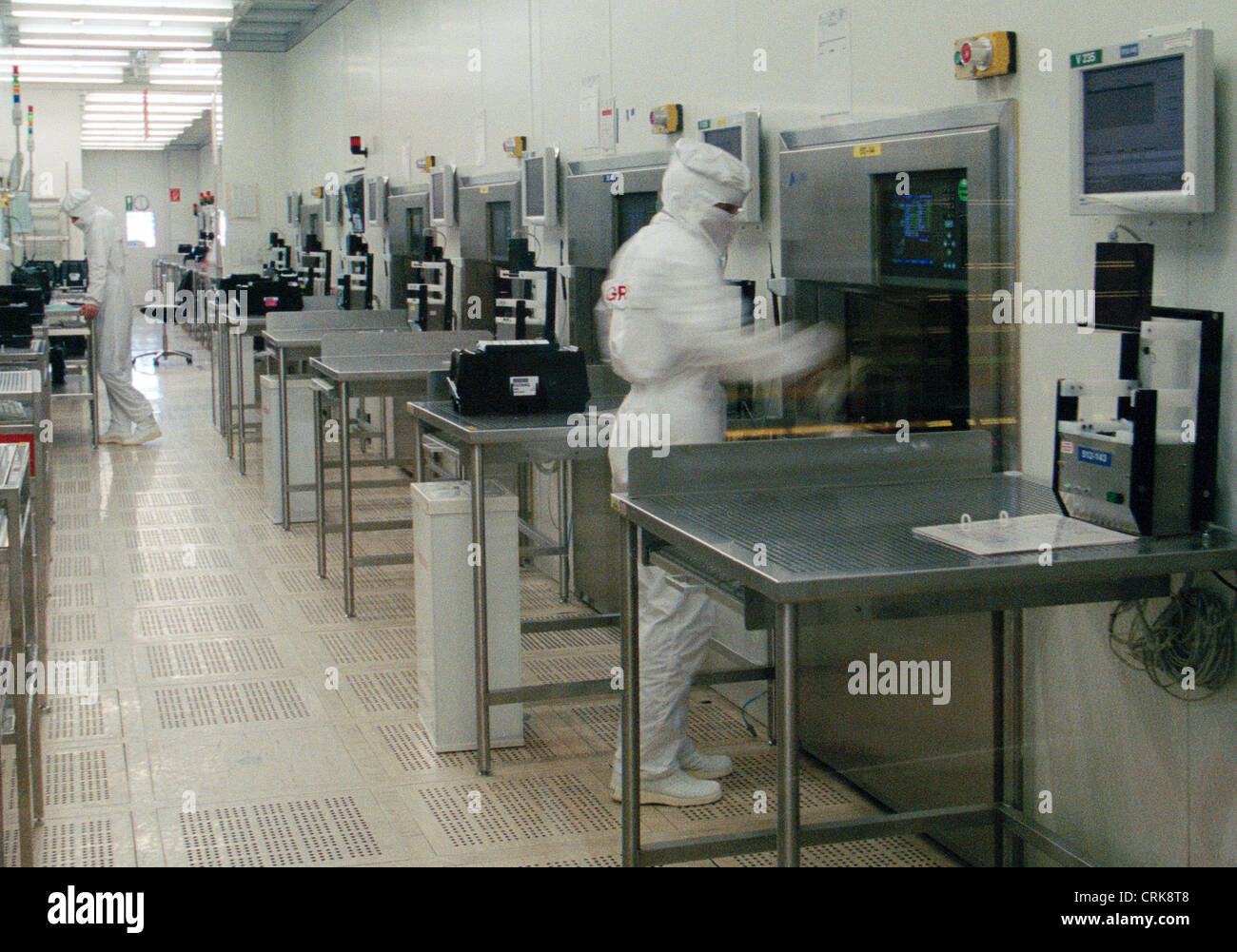 Clean room for microchip production at Infineon Stock Photo - Alamy