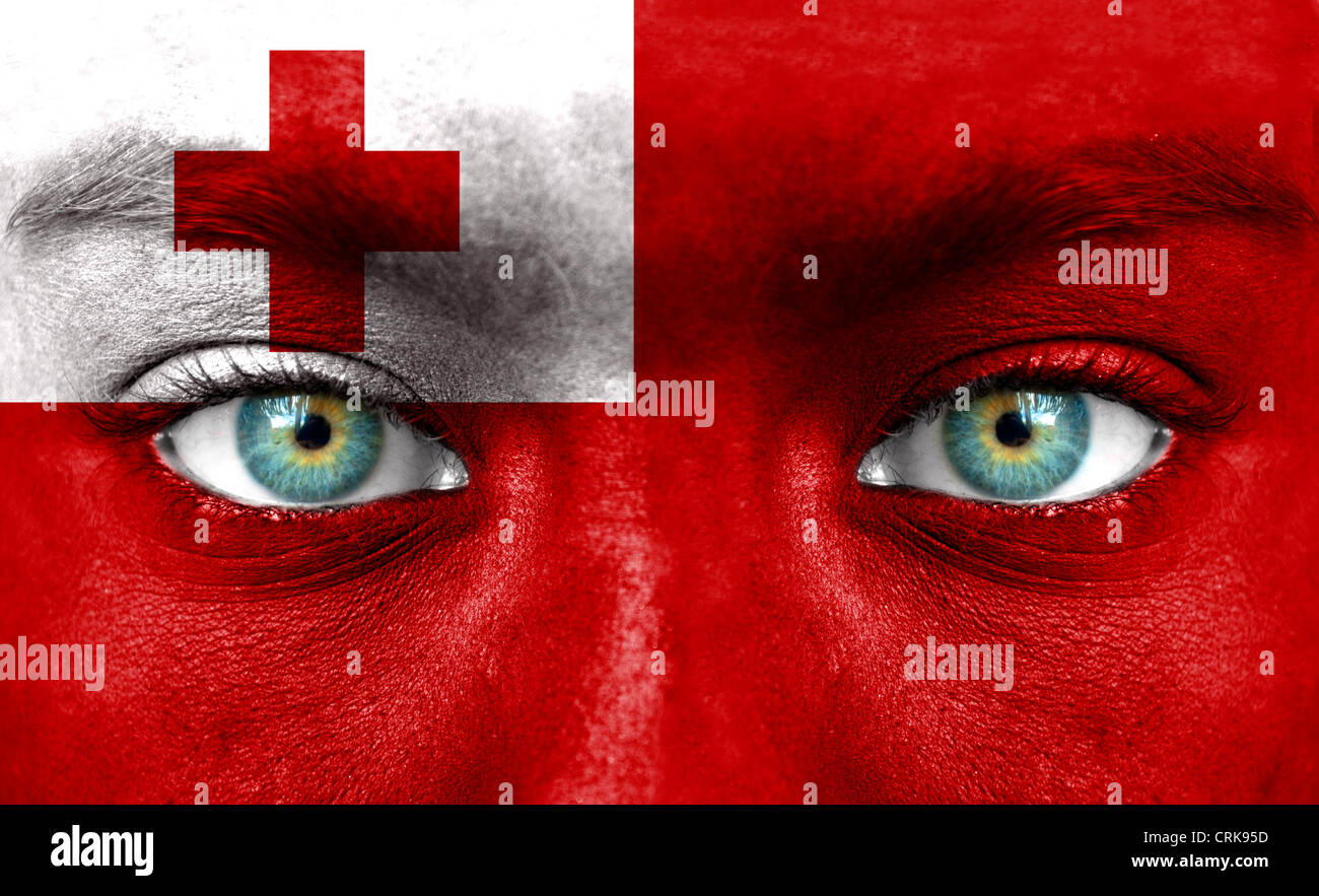 Tonga flag map hi-res stock photography and images - Alamy