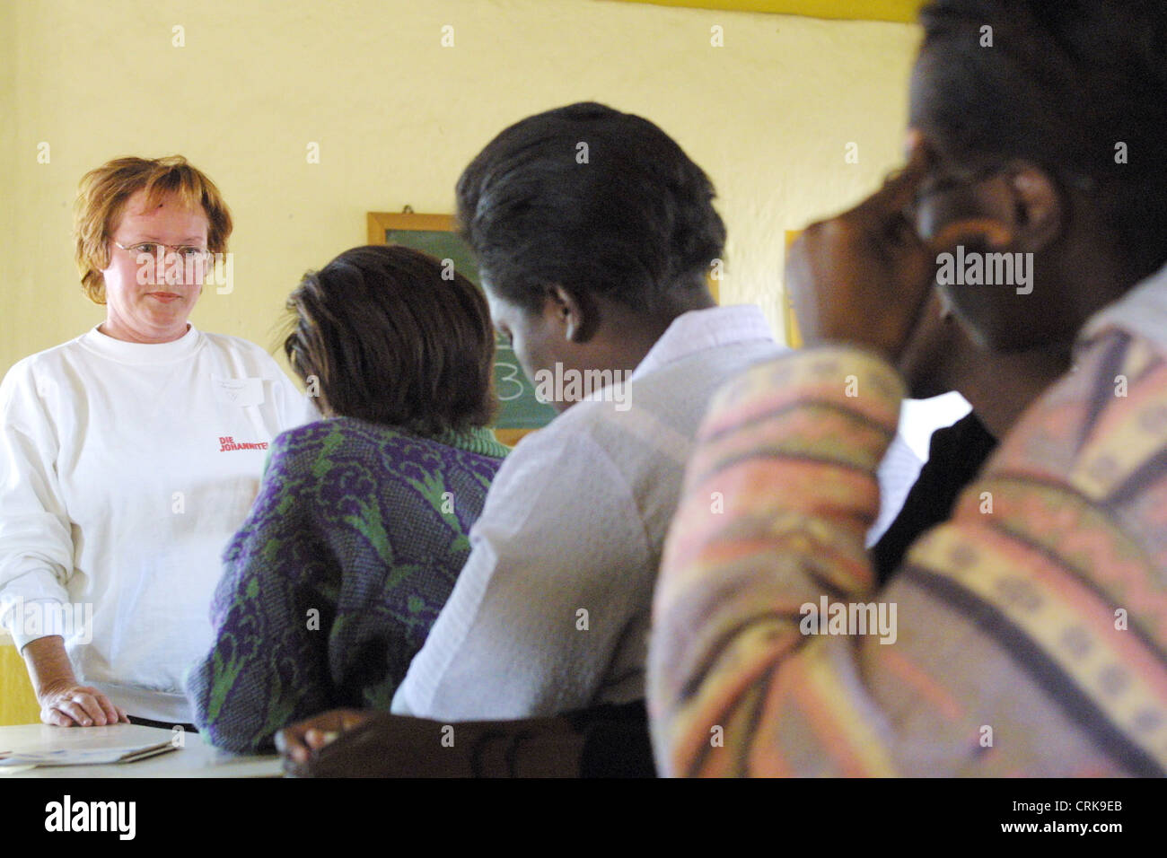 Training in the tuberculosis ward at Katutura (Namibia Stock Photo - Alamy