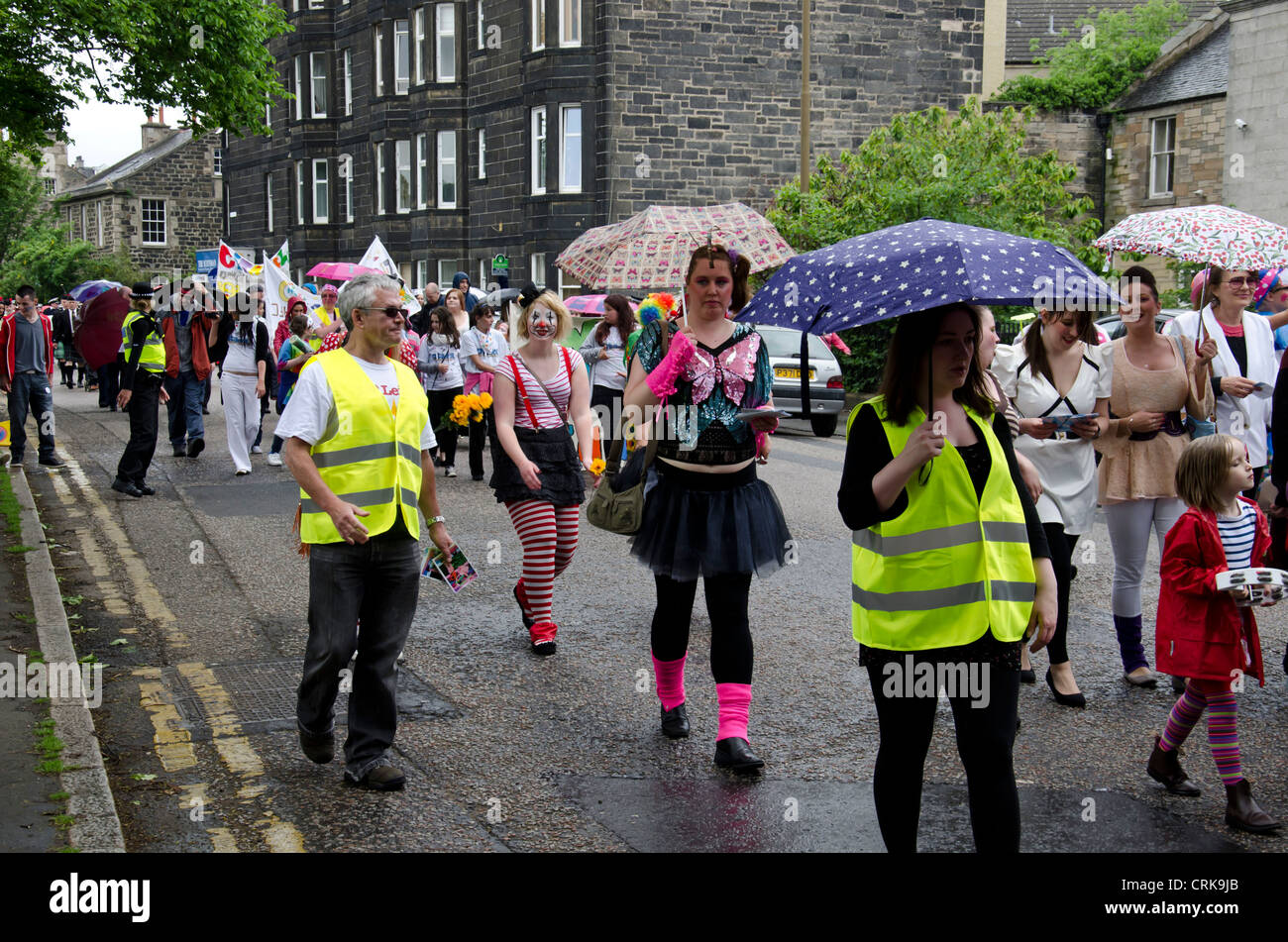 Part of the Leith Gala Day parade, in Edinburgh, Scotland Stock Photo ...