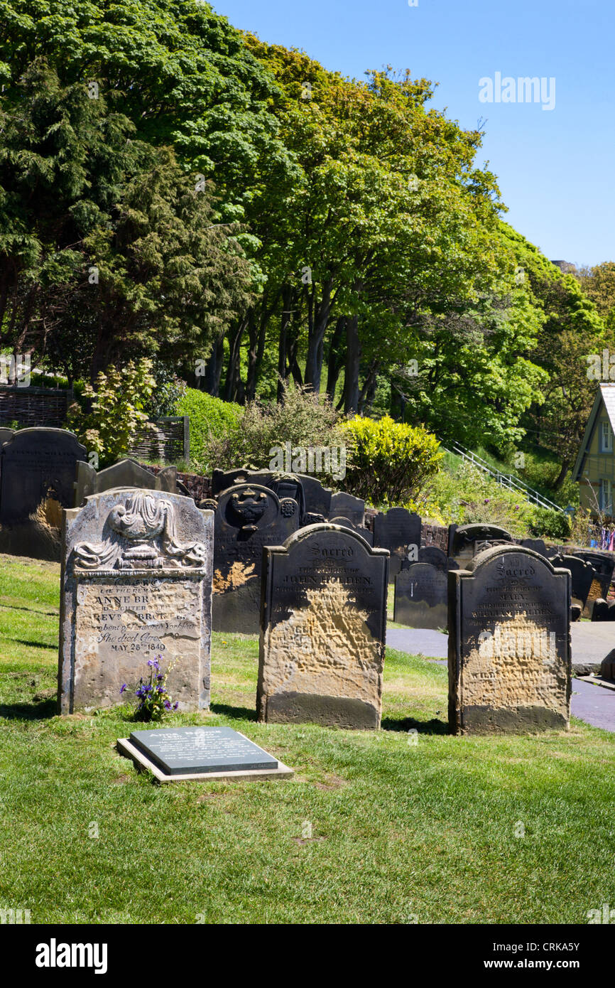 Anne Bronte Grave Scarborough North Yorkshire England Stock Photo - Alamy