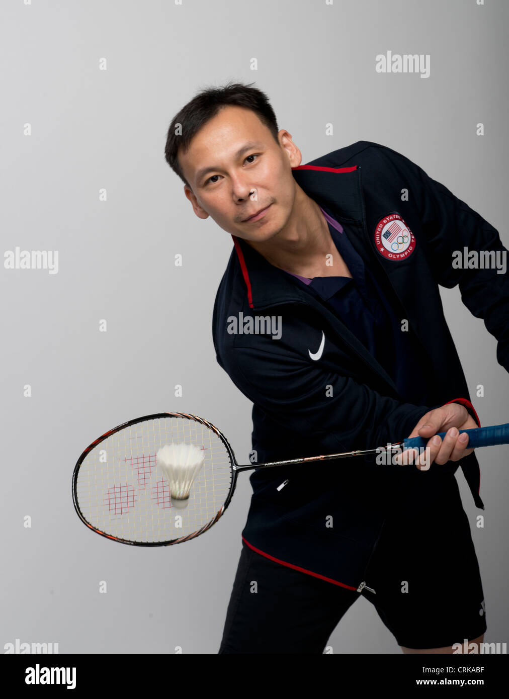 American male badminton player Tony Gunawan at the Team USA Media ...