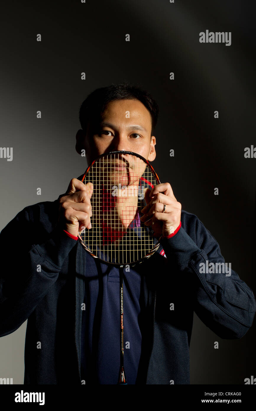 American male badminton player Tony Gunawan at the Team USA Media ...