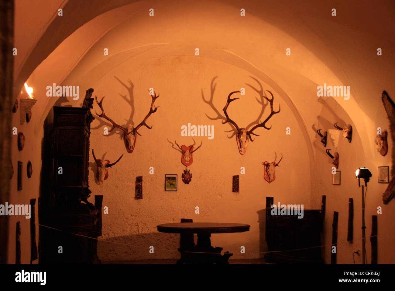 Stone castle interior hi-res stock photography and images - Alamy