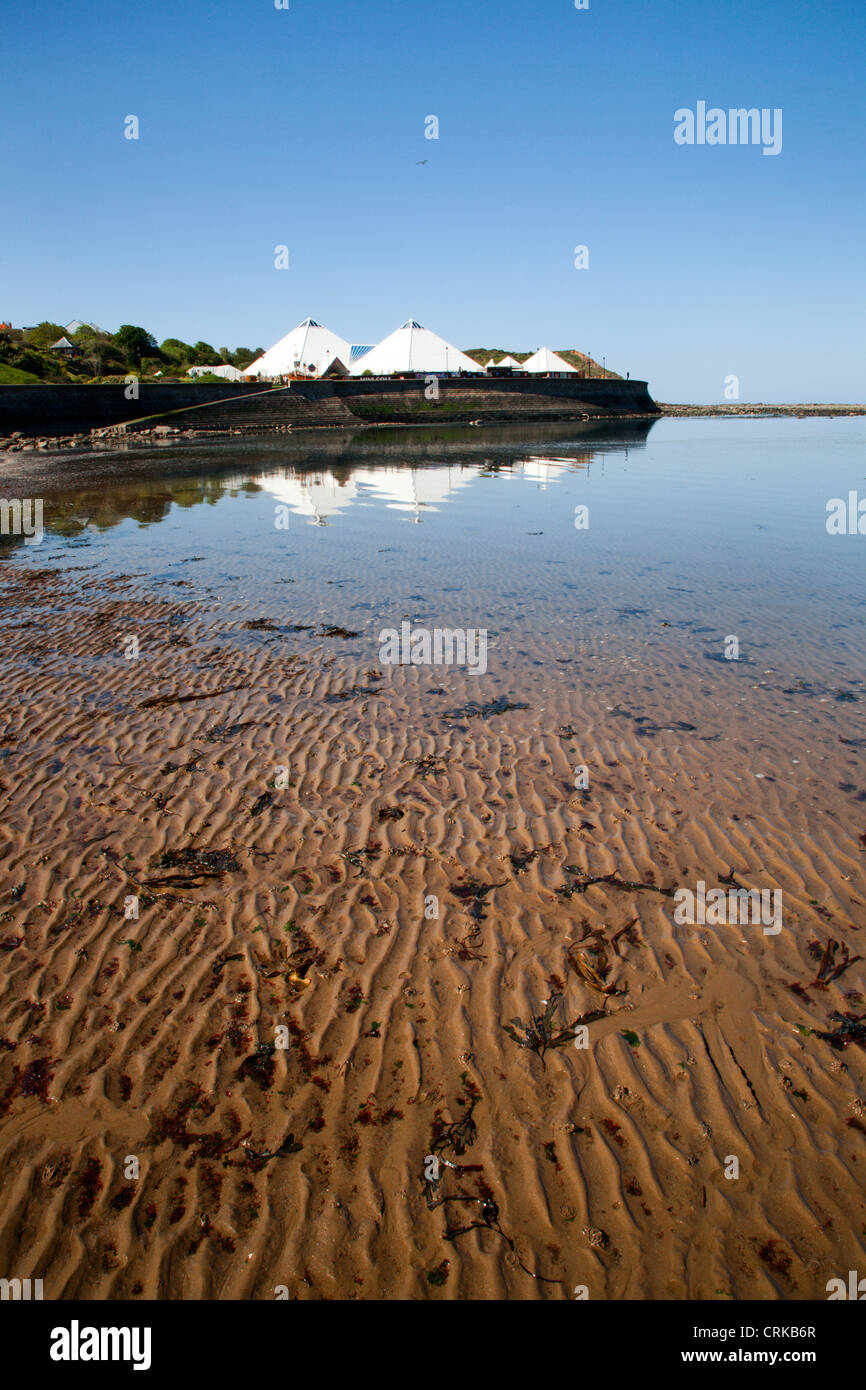 Sea Life Centre at Scalby Mills from the Beach Scarborough North ...