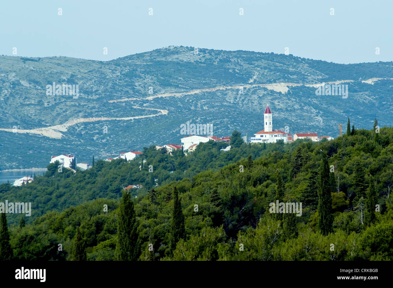 Croatia Trigor church Stock Photo - Alamy