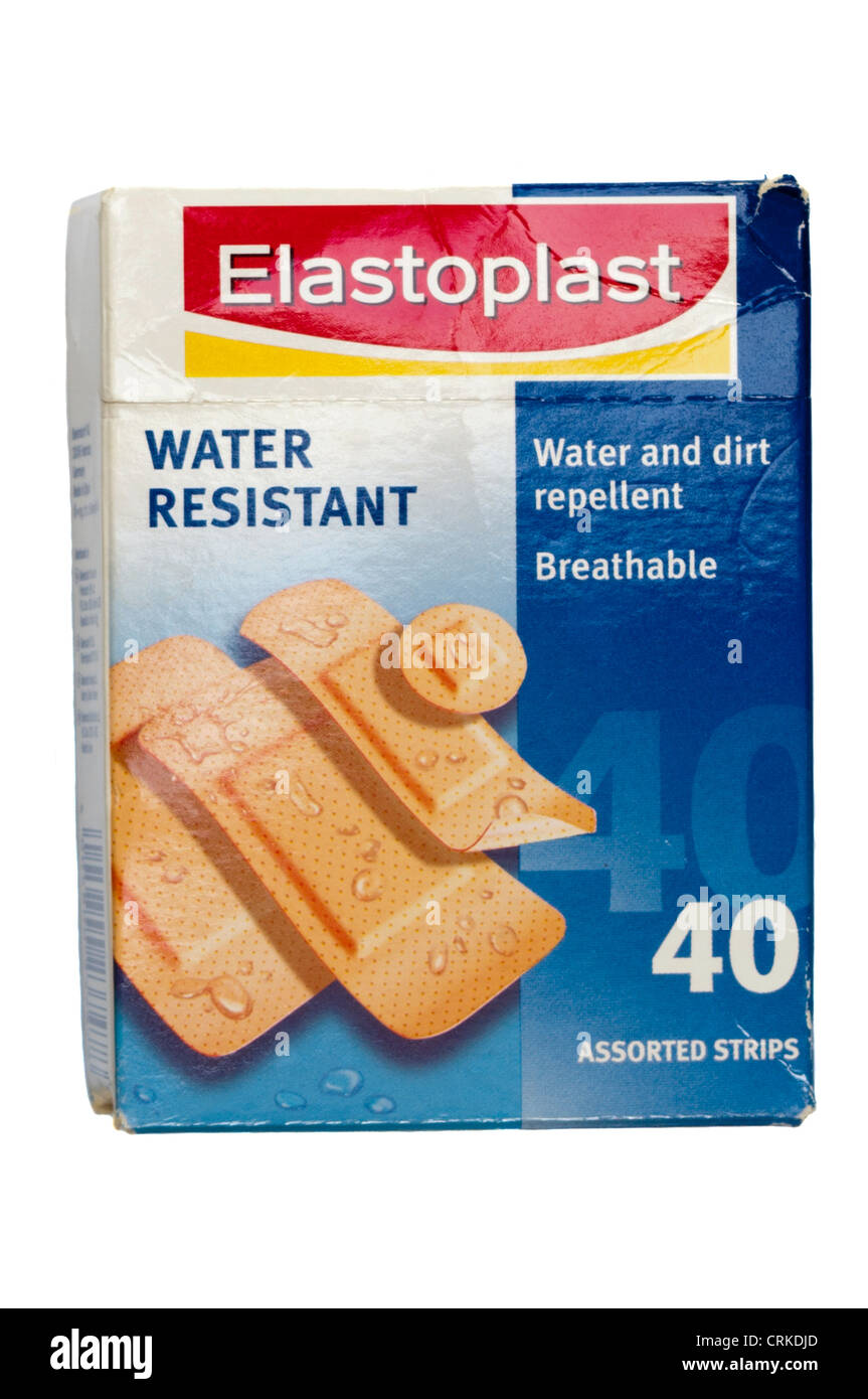 Box Packet Pack Of Elastoplast Sticking Plasters Stock Photo - Alamy