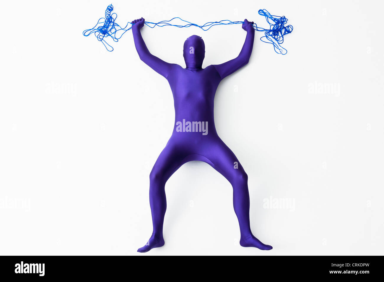 Man in bodysuit posing hi-res stock photography and images - Alamy