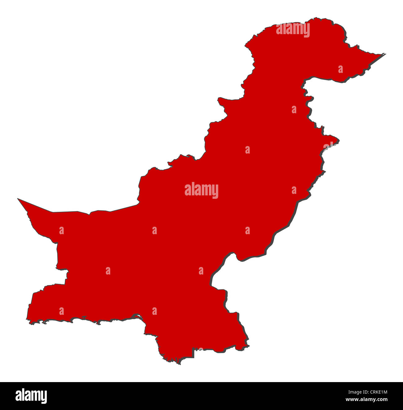 Political map of Pakistan with the several provinces Stock Photo - Alamy