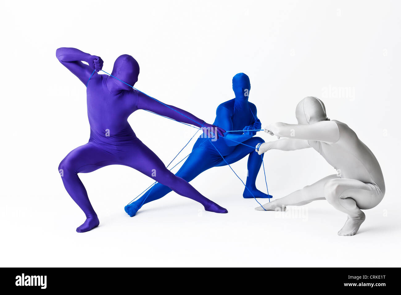 Men in bodysuits standing together hi-res stock photography and images ...