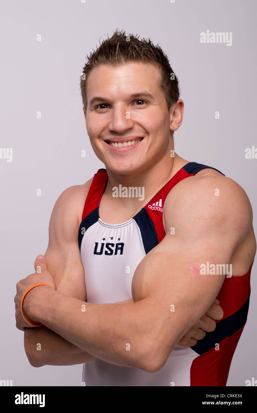 Gymnast Jonathan Horton at the Team USA Media Summit in Dallas, TX in ...